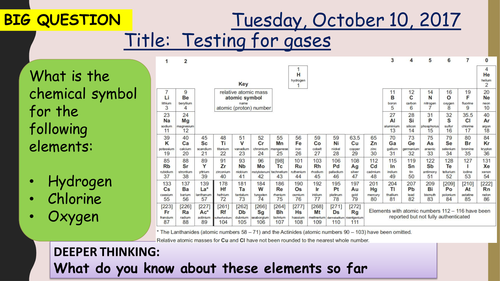 AQA new specification-Testing for gases-C10.3 | Teaching Resources AQA new specification-Testing for gases-C10.3 | Teaching Resources
