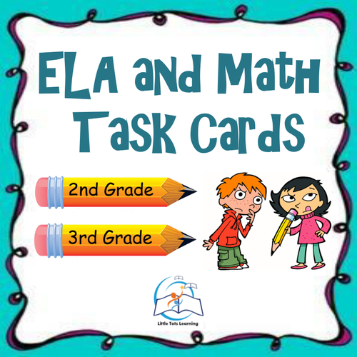 ELA and Math Task Cards: Test Prep | Teaching Resources