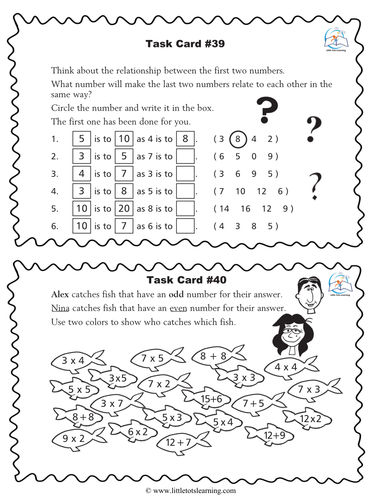 ELA and Math Task Cards: Test Prep | Teaching Resources