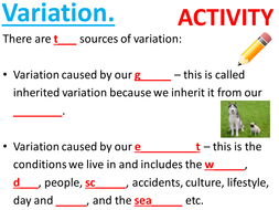 Effects of the environment, environmental variation, inherited ...