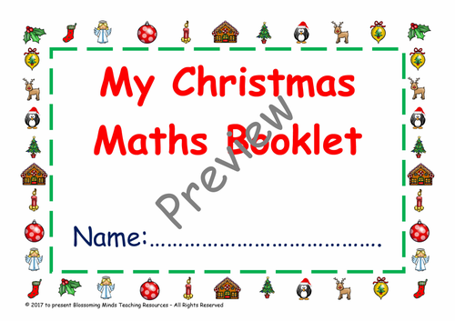 Year 1 Christmas Maths Activity Booklet | Teaching Resources