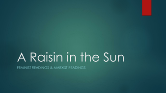 'A Raisin in the Sun' Context KS5 A Level Lang & Lit | Teaching Resources
