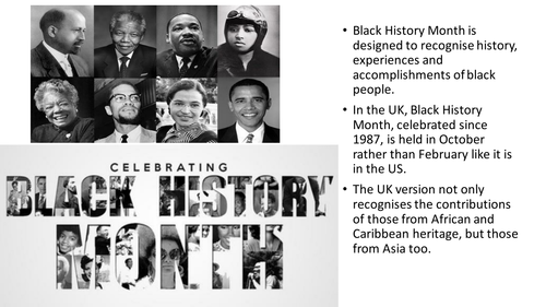 Black History Month Assembly/Lesson | Teaching Resources