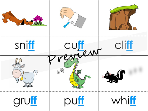 h, b, f, ff, l, ll, ss - Letters and Sounds - Phonics Phase 2, Set 5 ...