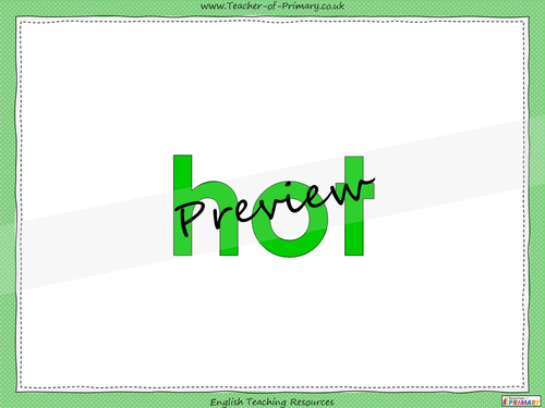 h, b, f, ff, l, ll, ss - Letters and Sounds - Phonics Phase 2, Set 5 ...