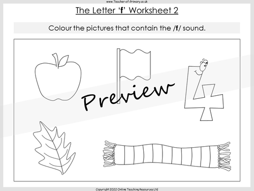 h, b, f, ff, l, ll, ss - Letters and Sounds - Phonics Phase 2, Set 5 ...