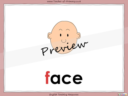 h, b, f, ff, l, ll, ss - Letters and Sounds - Phonics Phase 2, Set 5 ...