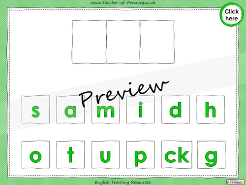 h, b, f, ff, l, ll, ss - Letters and Sounds - Phonics Phase 2, Set 5 ...