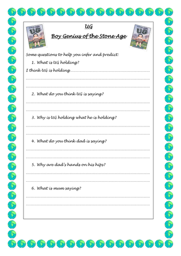 UG Boy genius of the Stone Age Guided Reading Resources | Teaching ...
