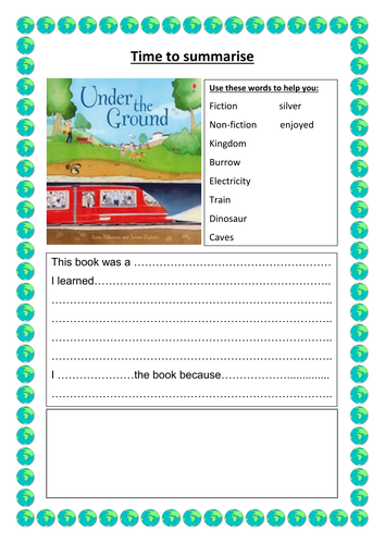 Under the Ground Guided Reading resources | Teaching Resources