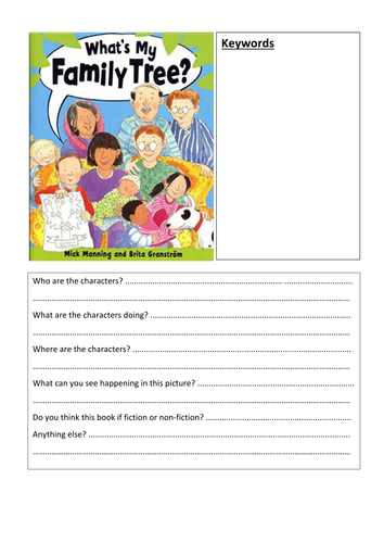 What's my family tree? Guided Reading resources | Teaching Resources