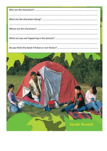 Camping Guided Reading resources | Teaching Resources