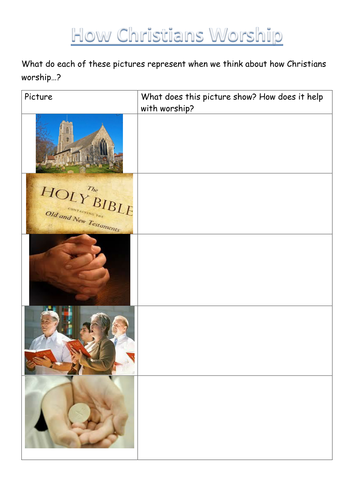 Church Worship | Teaching Resources
