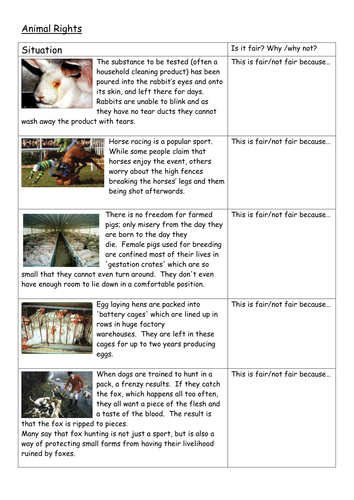Animal Rights | Teaching Resources