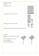 Maths KS2 and above. Solving picture puzzles with numbers. | Teaching ...
