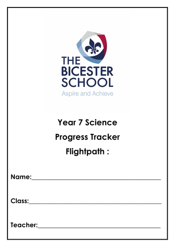 Science Year 7 Progress Tracker Booklet | Teaching Resources