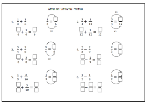GCSE maths fractions lesson with workbook and answers | Teaching Resources