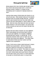 Extra recess? Persuasive writing example with questions | Teaching ...