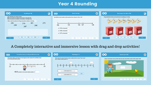 Rounding to the Nearest 10, 100 or 1,000- Year 4 | Teaching Resources