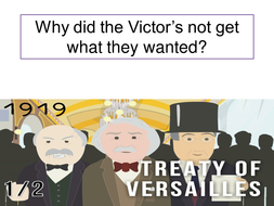 Why did the Victor's not get what they want? IGCSE HISTORY Ben Walsh ...