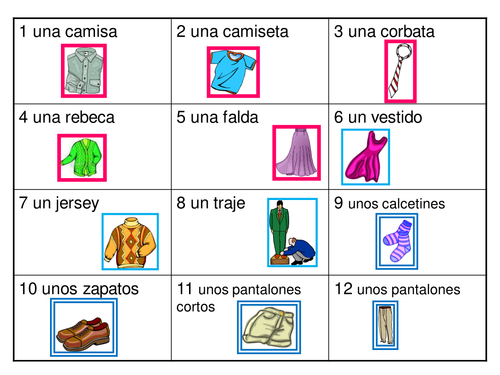 Spanish NEW GCSE - School/ clothes - FULL HALF TERM WITH GRAMMAR ...