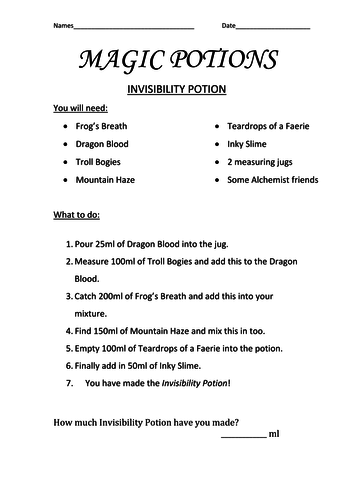 Differentiated KS2 Harry Potter Capacity Lesson with Dumbledore Video ...