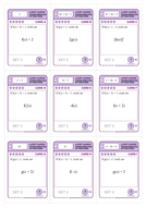 Transformation of Functions (Loop Cards) | Teaching Resources