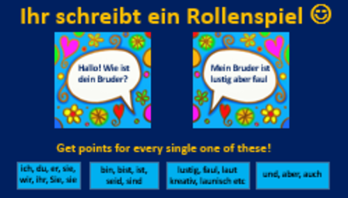 Year 7 German describing yourself and others (sein + adjectives ...