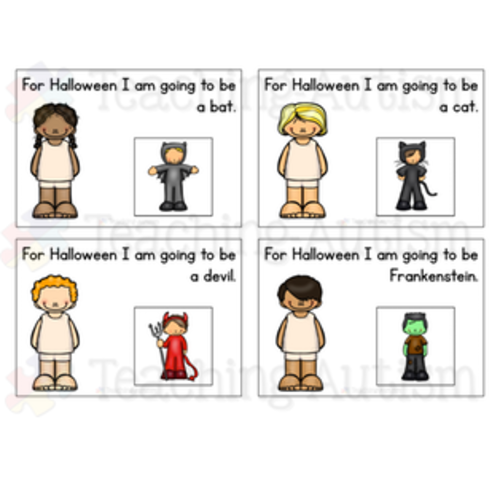 Halloween Costume Matching Cards | Teaching Resources