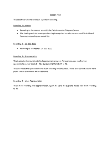 Rounding Introduction | Teaching Resources Rounding Introduction | Teaching Resources