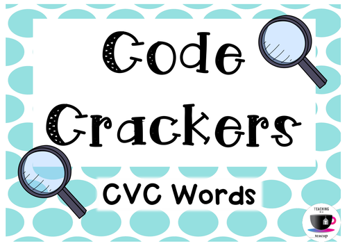 Code Crackers CVC Words | Teaching Resources