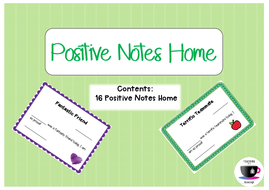 Positive Notes Home | Teaching Resources