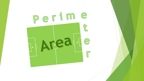L2 Maths Area, Perimeter and Scale Football Pitch Challenge | Teaching ...