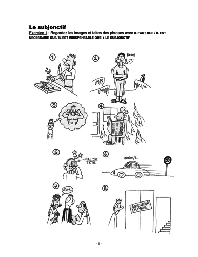 Subjonctif: Tutorials, Activities and Games | Teaching Resources