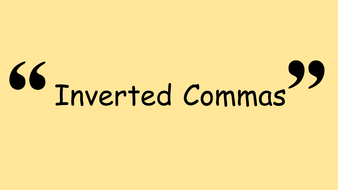 Inverted commas Presentation | Teaching Resources