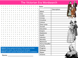 The Victorians Wordsearch Victorian Era Starter Settler Activity ...