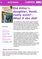 Hitler's Daughter | Teaching Resources