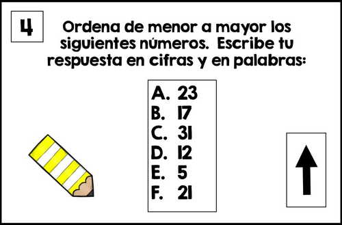 SPANISH NUMBERS 0-31 CHALLENGE CARDS | Teaching Resources