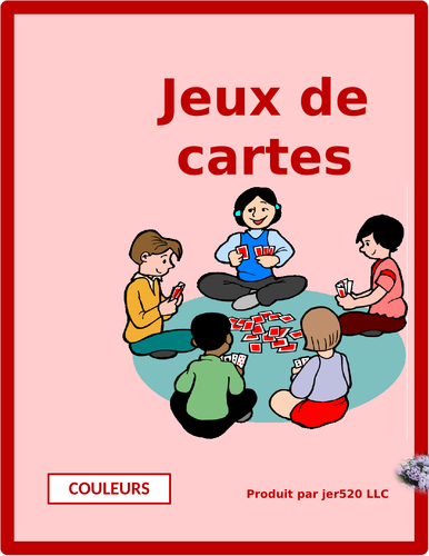 Couleurs (Colors in French) Card Games | Teaching Resources