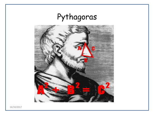GCSE Maths Pythagoras theorem lesson. Workbook with answers. | Teaching ...