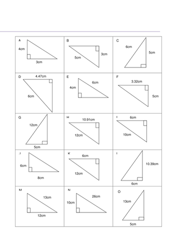 GCSE Maths Pythagoras theorem lesson. Workbook with answers. | Teaching ...
