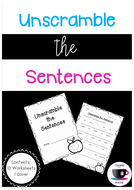 Unscramble the Sentences - Sentence Structure by teachinginateacup ...