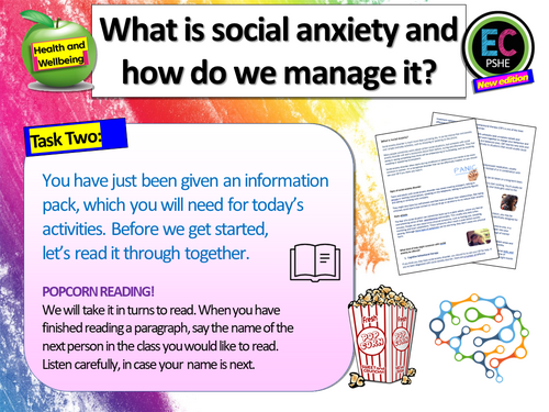 Mental Health - Social Anxiety | Teaching Resources