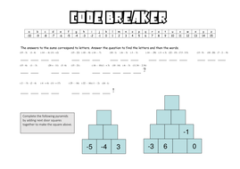 FULL LESSON Negative numbers | Teaching Resources