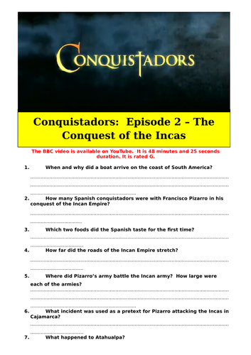Spanish Conquest of the Americas | Teaching Resources