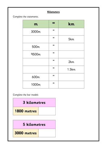 Year 4 - Length and Perimeter Full Unit Worksheets x 20 | Teaching ...