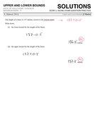 GCSE 9-1 Exam Question Practice (Upper + Lower Bounds) | Teaching Resources