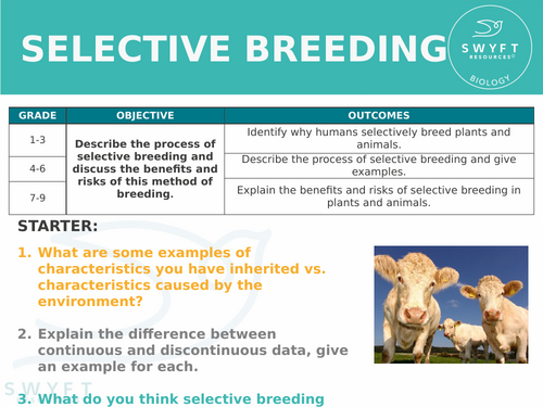 NEW AQA GCSE Biology - 'Inheritance, Variation & Evolution' lessons ...