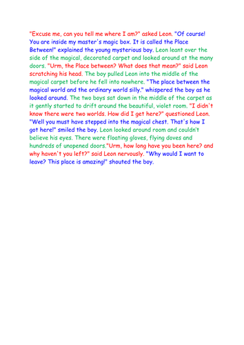 Leon and the place between planning | Teaching Resources