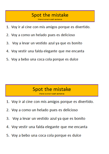 GCSE and KS3 LA ROPA (clothes) resources - MIX OF TENSES | Teaching ...